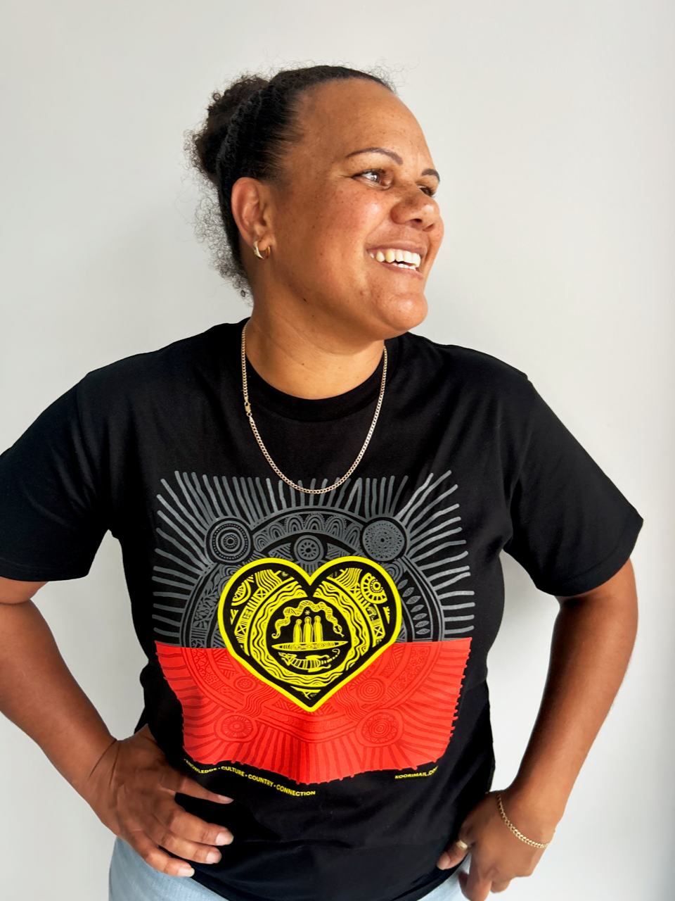 Jarjums Heart Short Sleeve T-Shirt - Black – Koori Mail